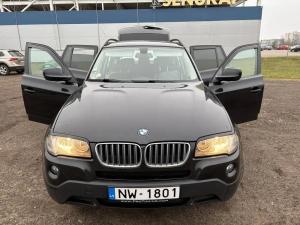 Black BMW X3 2009 in Daugavpils, with an engine capacity of 2.00 L and mileage of 267 thousand km for 5650 €, photo 34 on AUTOMOTO.COM.LV