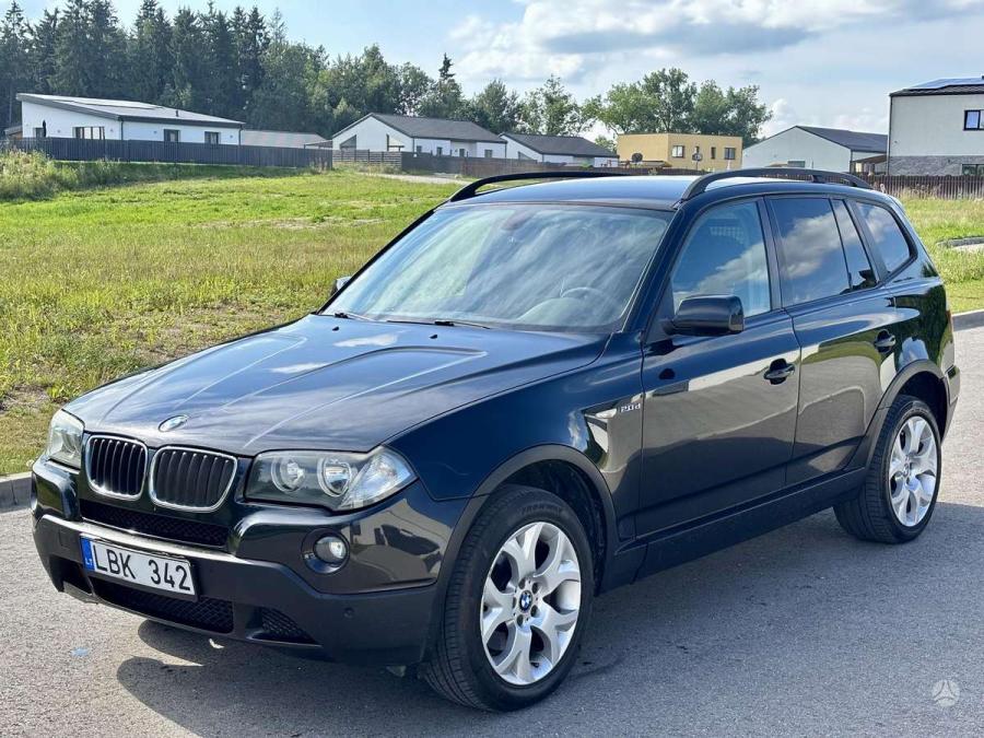 Черный БМВ Х3 2009 в Вильнюс, объемом двигателя 2.00 л и пробегом 276 тыс. км за 3950 €, фото 1 на AUTOMOTO.COM.LV