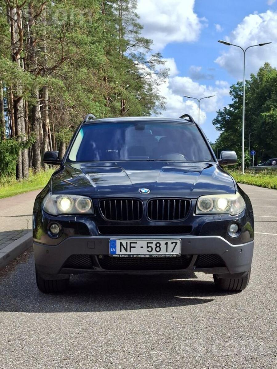Black BMW X3 2009 in Valka, with an engine capacity of 2.00 L and mileage of 324 thousand km for 5750 €, photo 3 on AUTOMOTO.COM.LV