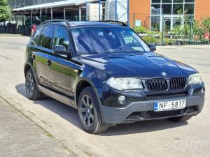 Black BMW X3 2009 in Valka, with an engine capacity of 2.00 L and mileage of 324 thousand km for 5750 €, photo 5 on AUTOMOTO.COM.LV