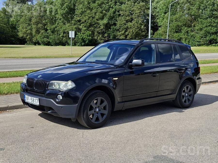 Black BMW X3 2009 in Valka, with an engine capacity of 2.00 L and mileage of 324 thousand km for 5750 €, photo 6 on AUTOMOTO.COM.LV