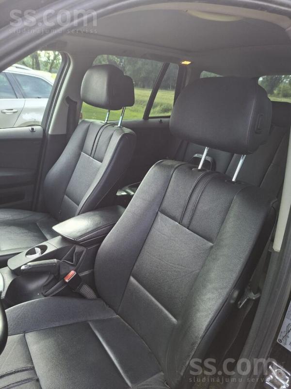 Black BMW X3 2009 in Valka, with an engine capacity of 2.00 L and mileage of 324 thousand km for 5750 €, photo 6 on AUTOMOTO.COM.LV