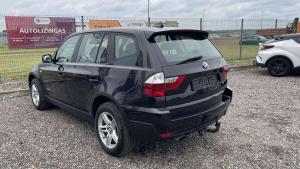 Black BMW X3 2009 in Marijampole, with an engine capacity of 2.00 L and mileage of 261 thousand km for 5190 €, photo 13 on AUTOMOTO.COM.LV