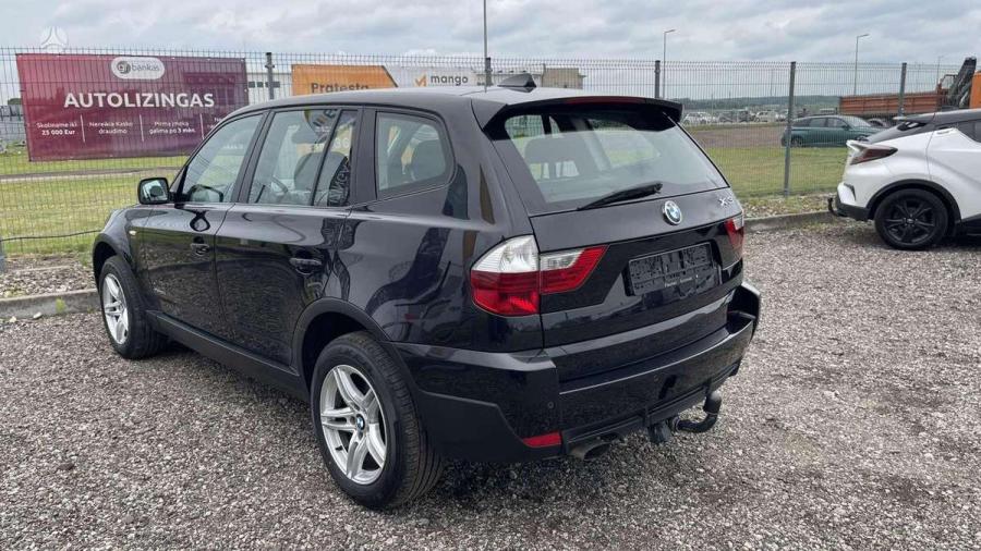 Black BMW X3 2009 in Marijampole, with an engine capacity of 2.00 L and mileage of 261 thousand km for 5190 €, photo 13 on AUTOMOTO.COM.LV