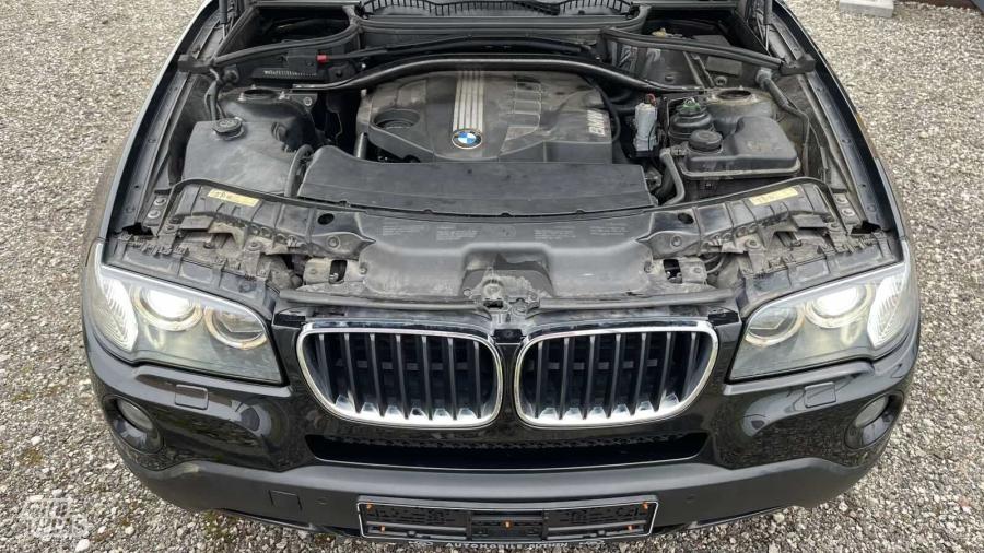 Black BMW X3 2009 in Marijampole, with an engine capacity of 2.00 L and mileage of 261 thousand km for 4990 €, photo 6 on AUTOMOTO.COM.LV