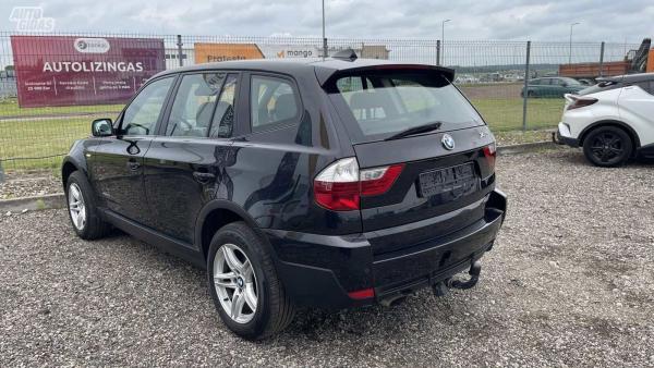 Black BMW X3 2009 in Marijampole, with an engine capacity of 2.00 L and mileage of 261 thousand km for 4990 €, photo 6 on AUTOMOTO.COM.LV