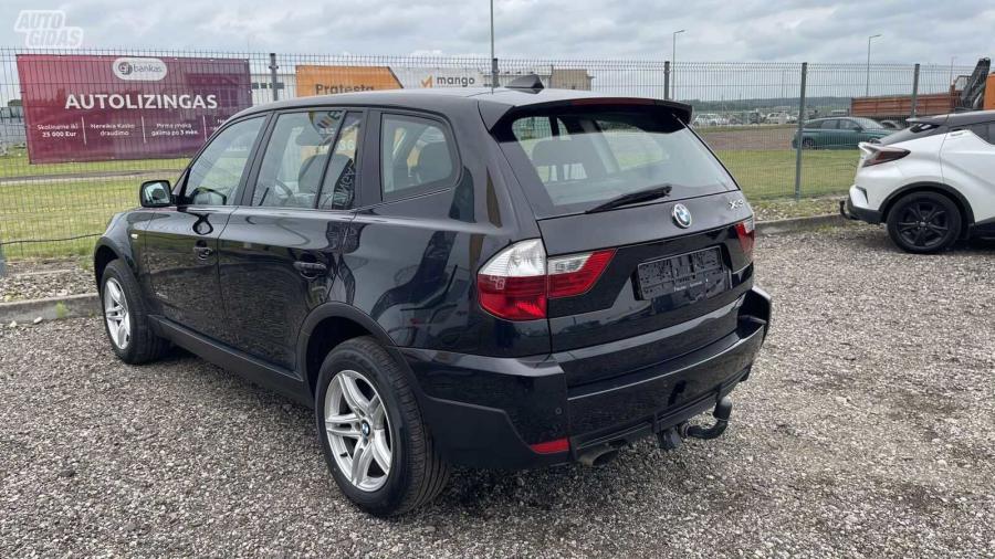 Black BMW X3 2009 in Marijampole, with an engine capacity of 2.00 L and mileage of 261 thousand km for 4990 €, photo 7 on AUTOMOTO.COM.LV