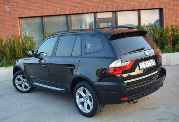 Melns BMW X3 2009 Klaipėda, ar dzinēja tilpumu 2.00 L un nobraukumu 200 tūkst. km par 5150 €, foto 3 vietnē AUTOMOTO.COM.LV