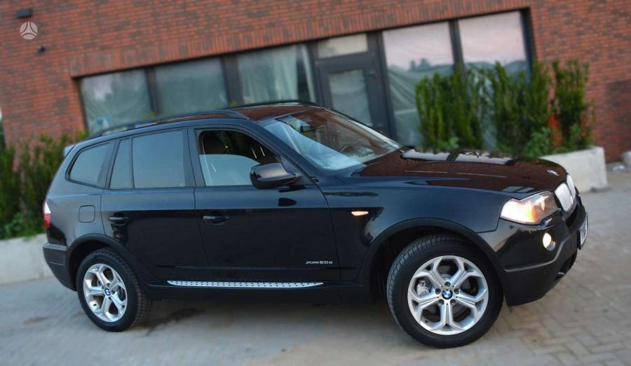 Melns BMW X3 2009 Klaipėda, ar dzinēja tilpumu 2.00 L un nobraukumu 200 tūkst. km par 5150 €, foto 7 vietnē AUTOMOTO.COM.LV