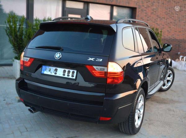 Melns BMW X3 2009 Klaipėda, ar dzinēja tilpumu 2.00 L un nobraukumu 200 tūkst. km par 5150 €, foto 8 vietnē AUTOMOTO.COM.LV