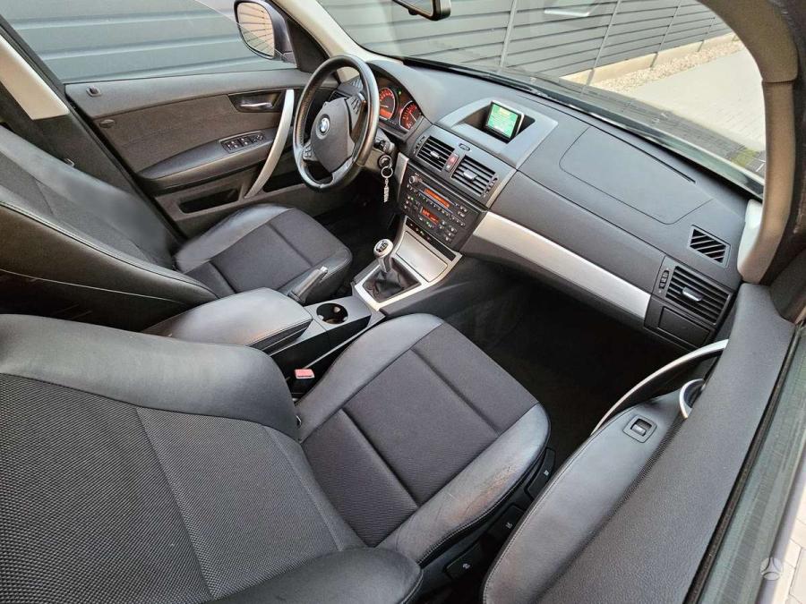 Melns BMW X3 2009 Klaipėda, ar dzinēja tilpumu 2.00 L un nobraukumu 200 tūkst. km par 5150 €, foto 12 vietnē AUTOMOTO.COM.LV