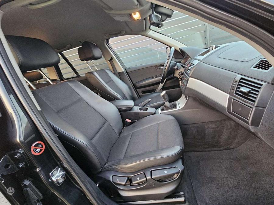 Melns BMW X3 2009 Klaipėda, ar dzinēja tilpumu 2.00 L un nobraukumu 200 tūkst. km par 5150 €, foto 13 vietnē AUTOMOTO.COM.LV
