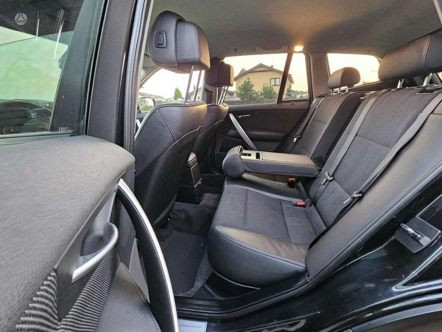 Melns BMW X3 2009 Klaipėda, ar dzinēja tilpumu 2.00 L un nobraukumu 200 tūkst. km par 5150 €, foto 14 vietnē AUTOMOTO.COM.LV