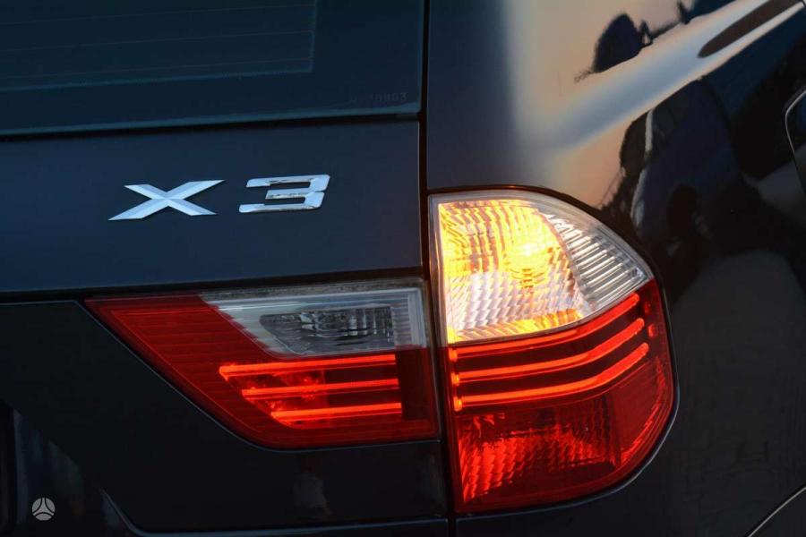 Melns BMW X3 2009 Klaipėda, ar dzinēja tilpumu 2.00 L un nobraukumu 200 tūkst. km par 5150 €, foto 21 vietnē AUTOMOTO.COM.LV