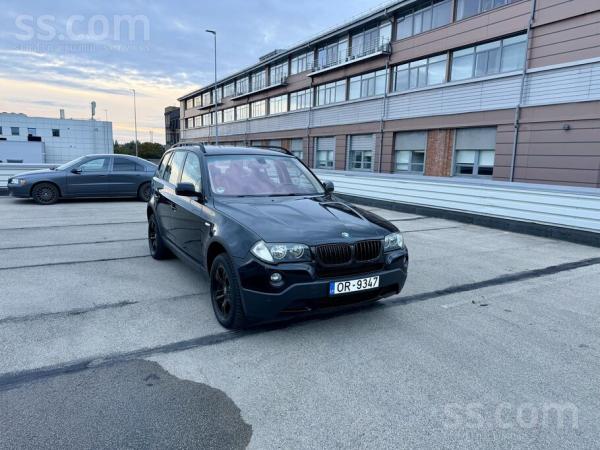 Black BMW X3 2009 in Riga, with an engine capacity of 2.00 L and mileage of 193 thousand km for 5500 €, photo 4 on AUTOMOTO.COM.LV