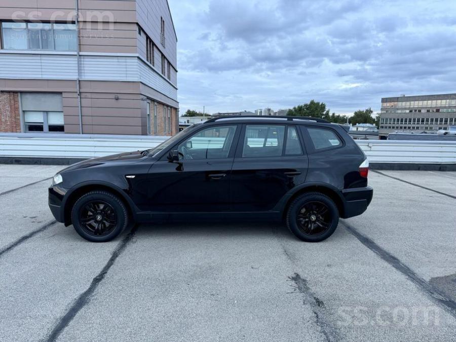 Black BMW X3 2009 in Riga, with an engine capacity of 2.00 L and mileage of 193 thousand km for 5500 €, photo 6 on AUTOMOTO.COM.LV