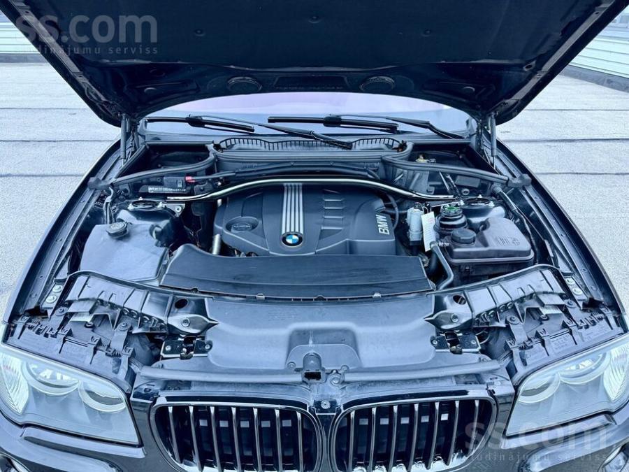 Black BMW X3 2009 in Riga, with an engine capacity of 2.00 L and mileage of 193 thousand km for 5500 €, photo 11 on AUTOMOTO.COM.LV