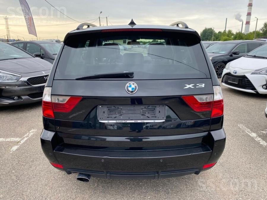 Melns BMW X3 2010 Jelgava, ar dzinēja tilpumu 2.00 L un nobraukumu 190 tūkst. km par 6800 €, foto 4 vietnē AUTOMOTO.COM.LV