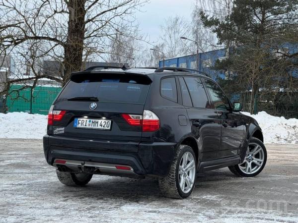 Black BMW X3 2010 in Riga, with an engine capacity of 3.00 L and mileage of 0 thousand km for 7990 €, photo 2 on AUTOMOTO.COM.LV