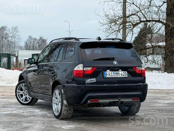 Black BMW X3 2010 in Riga, with an engine capacity of 3.00 L and mileage of 0 thousand km for 7990 €, photo 4 on AUTOMOTO.COM.LV