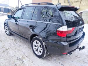 Black BMW X3 2010 in Utena, with an engine capacity of 2.00 L and mileage of 265 thousand km for 5400 €, photo 3 on AUTOMOTO.COM.LV