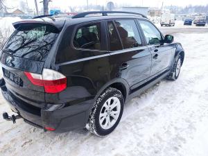 Black BMW X3 2010 in Utena, with an engine capacity of 2.00 L and mileage of 265 thousand km for 5400 €, photo 15 on AUTOMOTO.COM.LV
