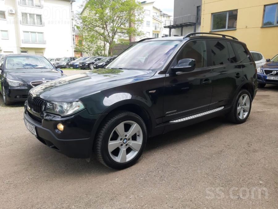 Black BMW X3 2010 in Daugavpils, with an engine capacity of 2.00 L and mileage of 0 thousand km for 7150 €, photo 1 on AUTOMOTO.COM.LV