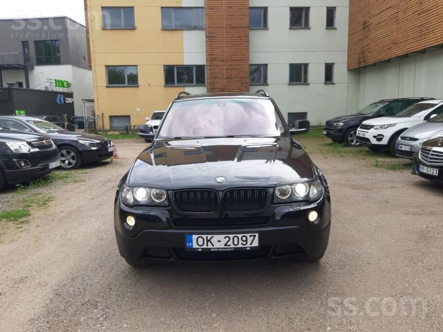Black BMW X3 2010 in Daugavpils, with an engine capacity of 2.00 L and mileage of 0 thousand km for 7150 €, photo 4 on AUTOMOTO.COM.LV