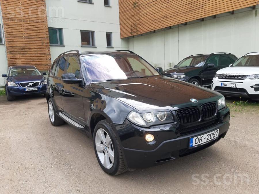 Black BMW X3 2010 in Daugavpils, with an engine capacity of 2.00 L and mileage of 0 thousand km for 7150 €, photo 5 on AUTOMOTO.COM.LV