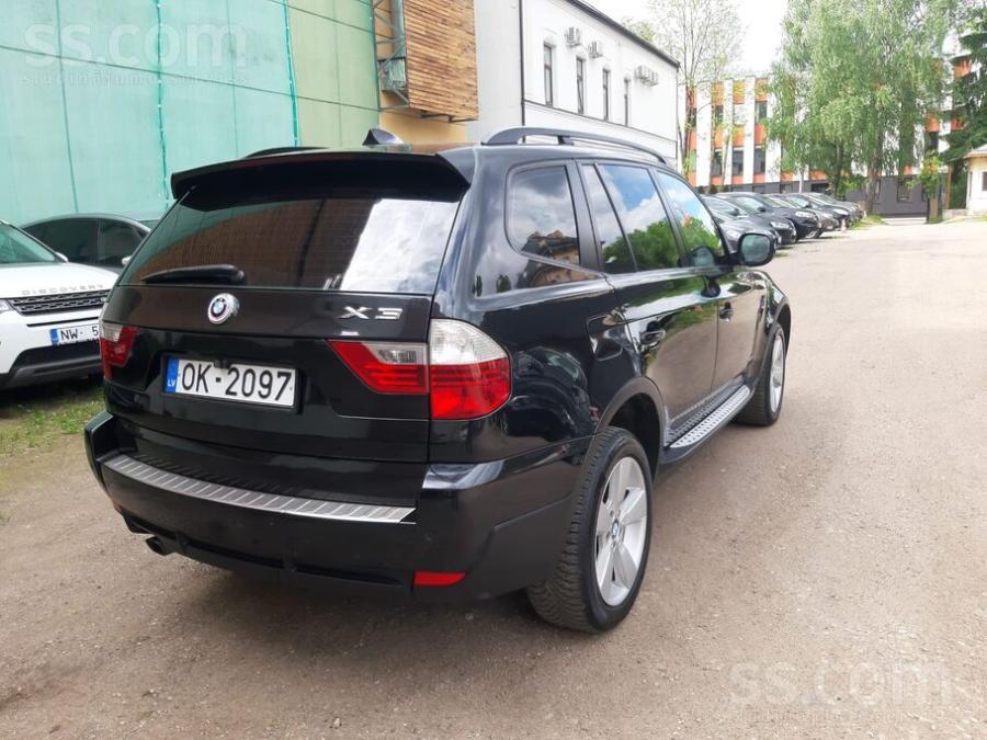 Black BMW X3 2010 in Daugavpils, with an engine capacity of 2.00 L and mileage of 0 thousand km for 7150 €, photo 8 on AUTOMOTO.COM.LV