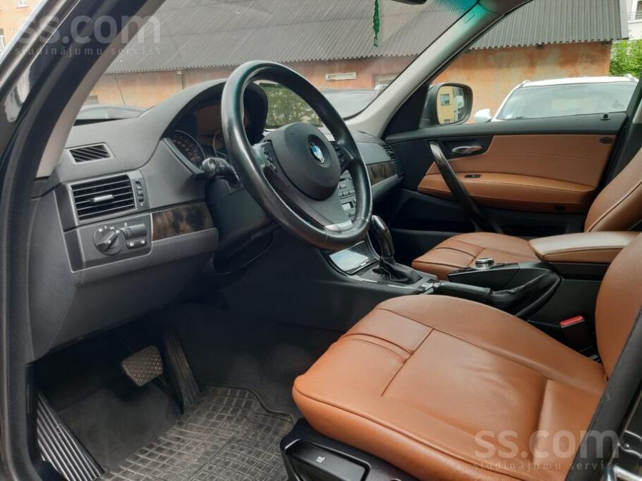 Black BMW X3 2010 in Daugavpils, with an engine capacity of 2.00 L and mileage of 0 thousand km for 7150 €, photo 14 on AUTOMOTO.COM.LV
