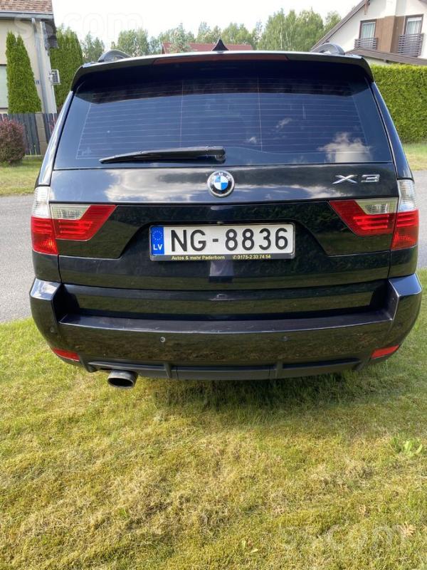 Melns BMW X3 2010 Rīga, ar dzinēja tilpumu 2.00 L un nobraukumu 213 tūkst. km par 7650 €, foto 5 vietnē AUTOMOTO.COM.LV