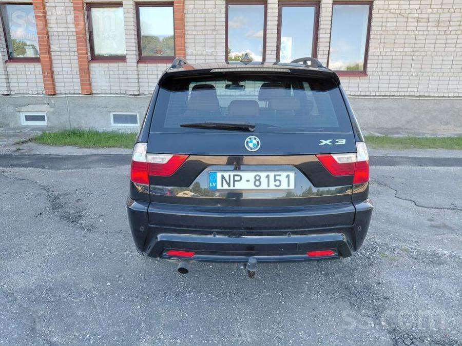 Черный БМВ Х3 2010 в Талси, объемом двигателя 2.00 л и пробегом 324 тыс. км за 5400 €, фото 7 на AUTOMOTO.COM.LV