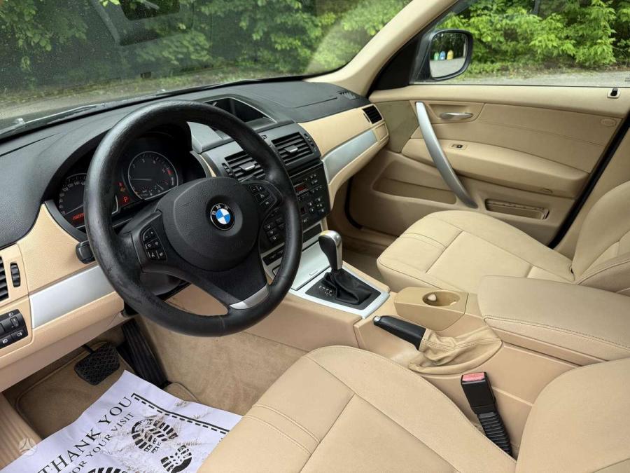 Melns BMW X3 2010 Kauņa, ar dzinēja tilpumu 2.00 L un nobraukumu 280 tūkst. km par 4300 €, foto 9 vietnē AUTOMOTO.COM.LV