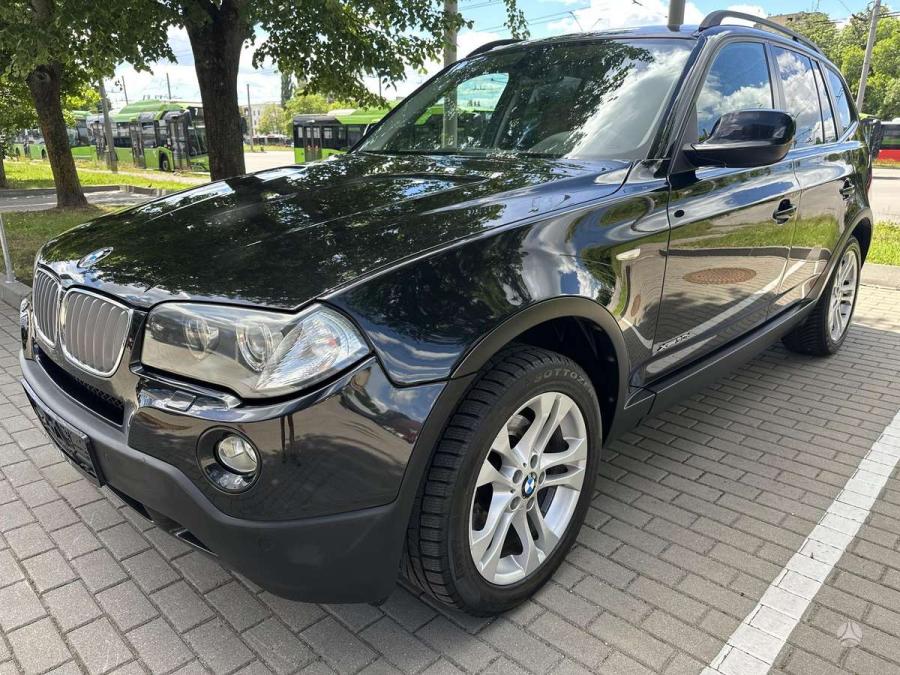 Melns BMW X3 2010 Kauņa, ar dzinēja tilpumu 2.99 L un nobraukumu 274 tūkst. km par 5290 €, foto 1 vietnē AUTOMOTO.COM.LV