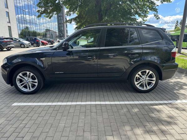 Black BMW X3 2010 in Kaunas, with an engine capacity of 2.99 L and mileage of 274 thousand km for 5290 €, photo 6 on AUTOMOTO.COM.LV