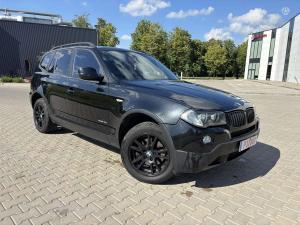 Melns BMW X3 2010 Kauņa, ar dzinēja tilpumu 2.00 L un nobraukumu 280 tūkst. km par 4450 €, foto  vietnē AUTOMOTO.COM.LV