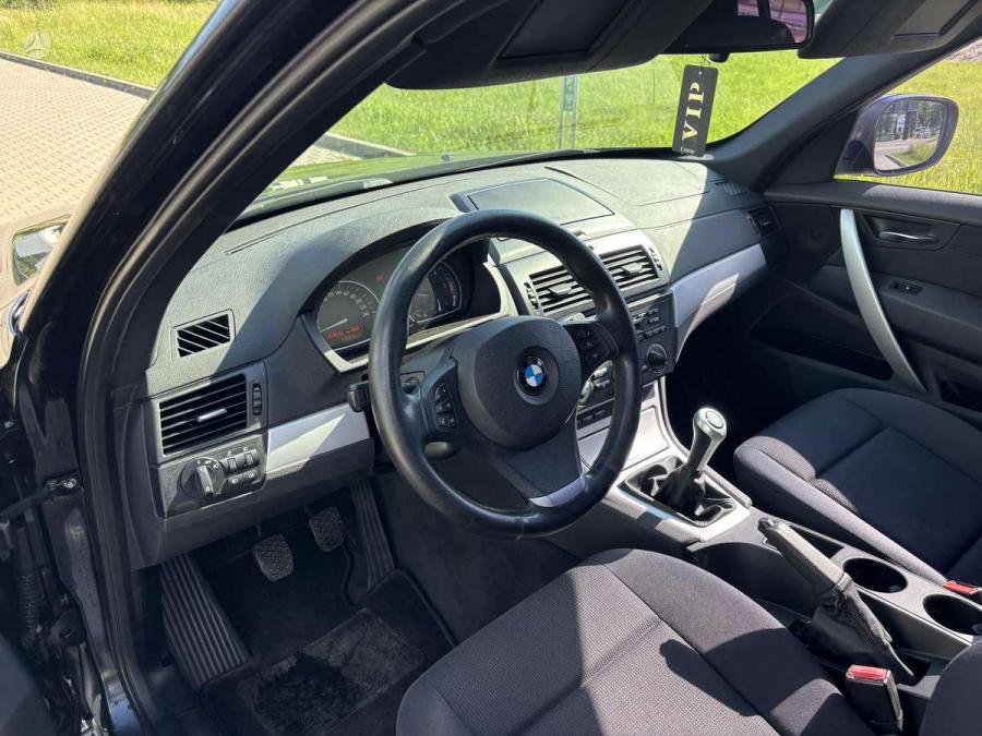 Melns BMW X3 2010 Kauņa, ar dzinēja tilpumu 2.00 L un nobraukumu 280 tūkst. km par 4450 €, foto 15 vietnē AUTOMOTO.COM.LV