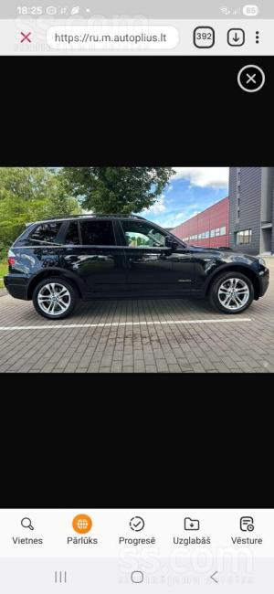 Melns BMW X3 2010 Rīga, ar dzinēja tilpumu 3.00 L un nobraukumu 273 tūkst. km par 6900 €, foto 8 vietnē AUTOMOTO.COM.LV