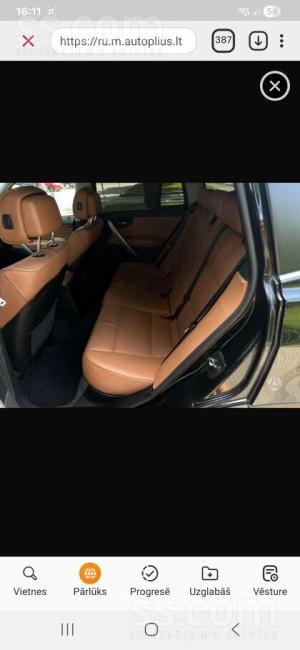 Melns BMW X3 2010 Rīga, ar dzinēja tilpumu 3.00 L un nobraukumu 273 tūkst. km par 6900 €, foto 13 vietnē AUTOMOTO.COM.LV