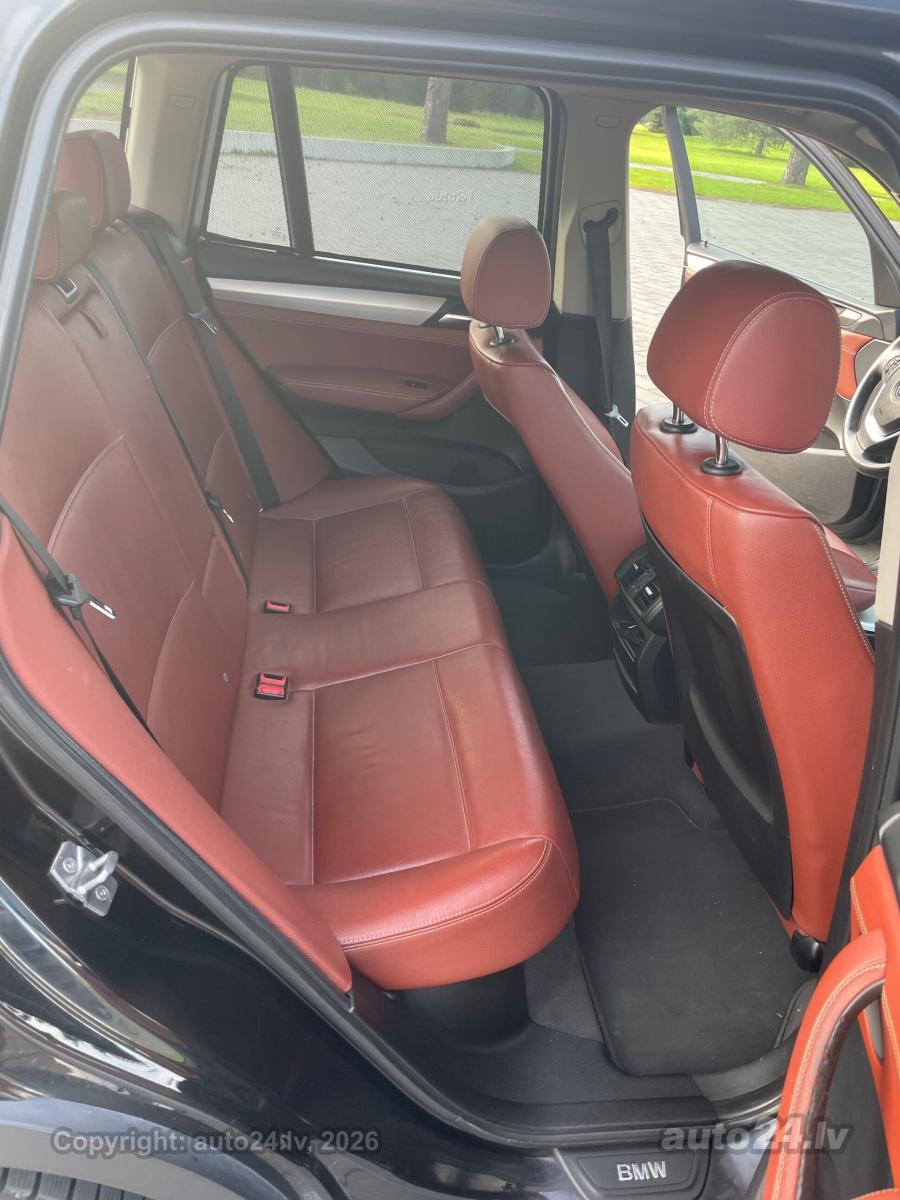 Black BMW X3 2010 in Rapla, with an engine capacity of 2.00 L and mileage of 317 thousand km for 8200 €, photo 13 on AUTOMOTO.COM.LV