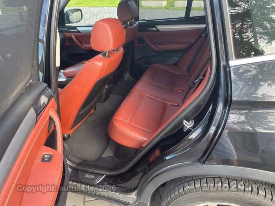 Black BMW X3 2010 in Rapla, with an engine capacity of 2.00 L and mileage of 317 thousand km for 8200 €, photo 14 on AUTOMOTO.COM.LV