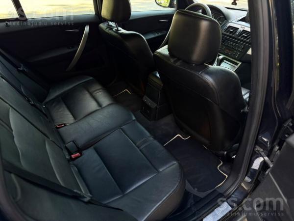 Black BMW X3 2010 in Riga, with an engine capacity of 3.00 L and mileage of 237 thousand km for 5900 €, photo 7 on AUTOMOTO.COM.LV
