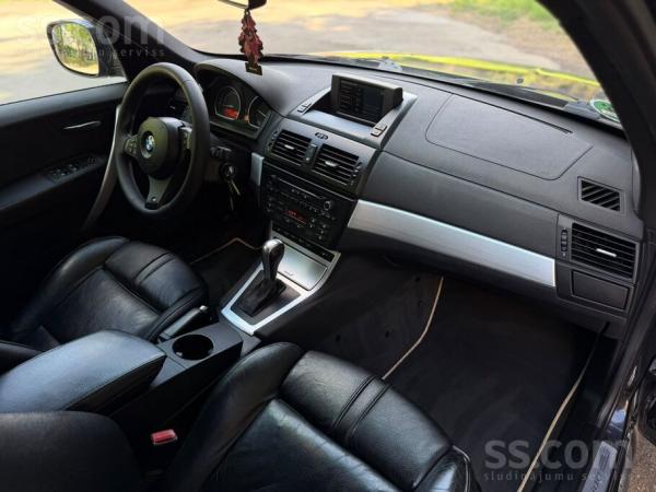 Black BMW X3 2010 in Riga, with an engine capacity of 3.00 L and mileage of 237 thousand km for 5900 €, photo 8 on AUTOMOTO.COM.LV