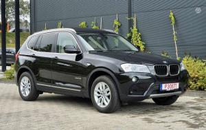 Black BMW X3 2010 in Vilnius, with an engine capacity of 2.00 L and mileage of 299 thousand km for 8750 €, photo 7 on AUTOMOTO.COM.LV