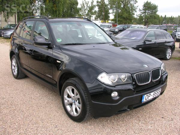 Black BMW X3 2010 in Riga, with an engine capacity of 2.00 L and mileage of 0 thousand km for 6550 €, photo 3 on AUTOMOTO.COM.LV