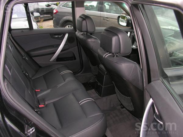 Black BMW X3 2010 in Riga, with an engine capacity of 2.00 L and mileage of 0 thousand km for 6550 €, photo 8 on AUTOMOTO.COM.LV