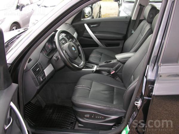 Black BMW X3 2010 in Riga, with an engine capacity of 2.00 L and mileage of 0 thousand km for 6550 €, photo 10 on AUTOMOTO.COM.LV