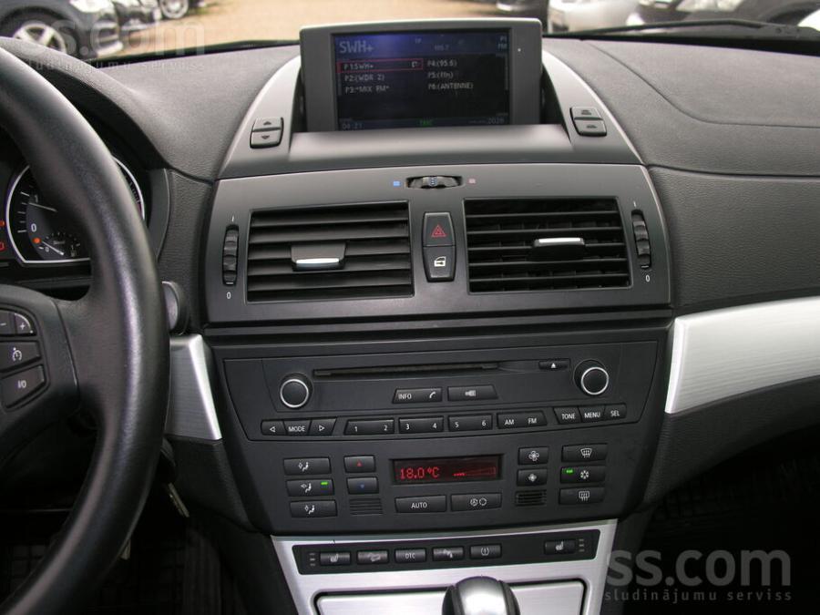 Black BMW X3 2010 in Riga, with an engine capacity of 2.00 L and mileage of 0 thousand km for 6550 €, photo 14 on AUTOMOTO.COM.LV