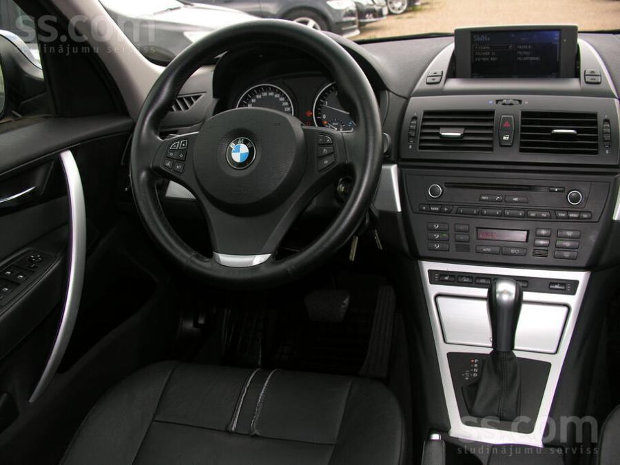 Black BMW X3 2010 in Riga, with an engine capacity of 2.00 L and mileage of 0 thousand km for 6550 €, photo 16 on AUTOMOTO.COM.LV